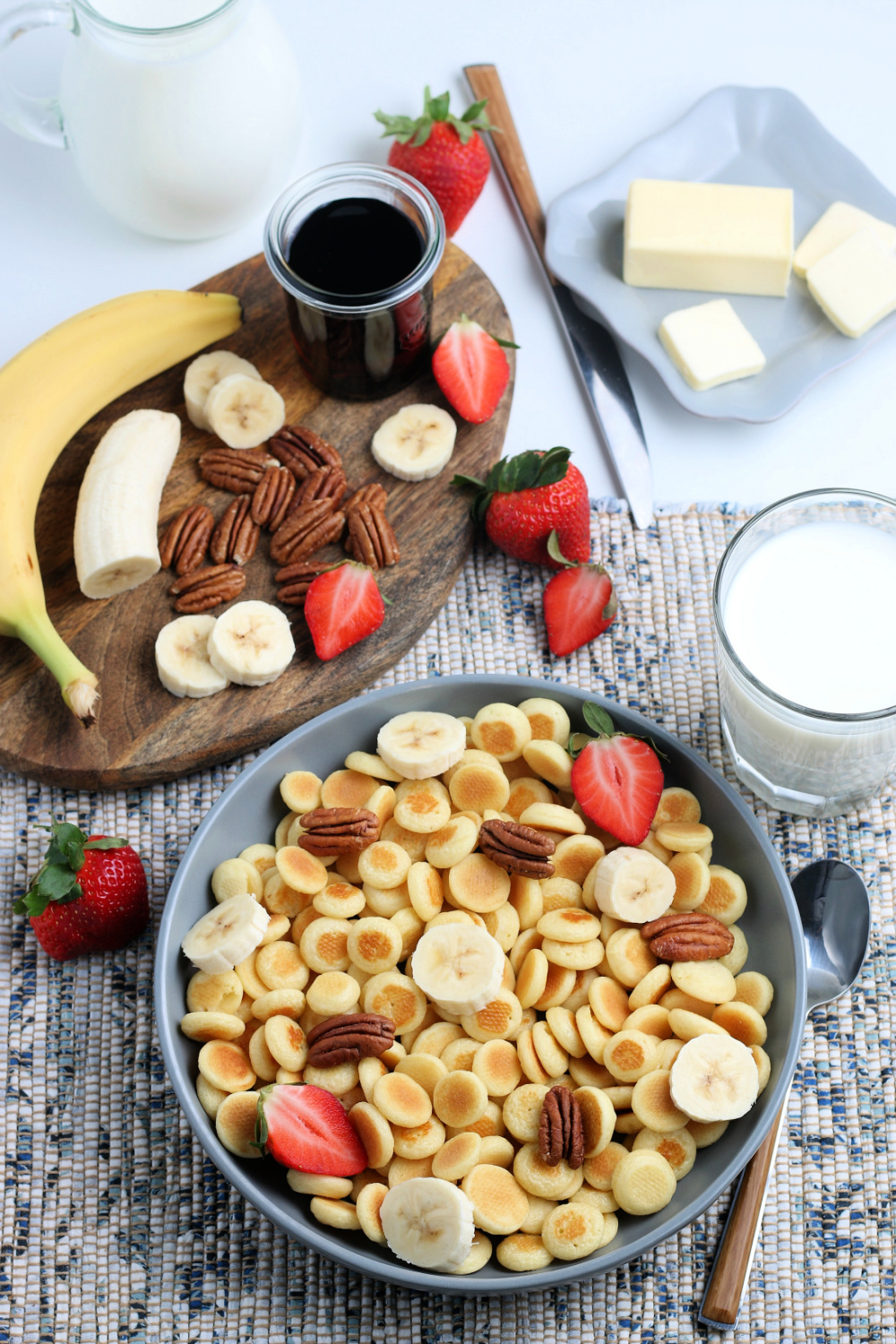 Mini Pancake Cereal - The Rockstar Mommy