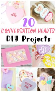 Conversation Heart Valentines Day DIY Crafts - The Rockstar Mommy