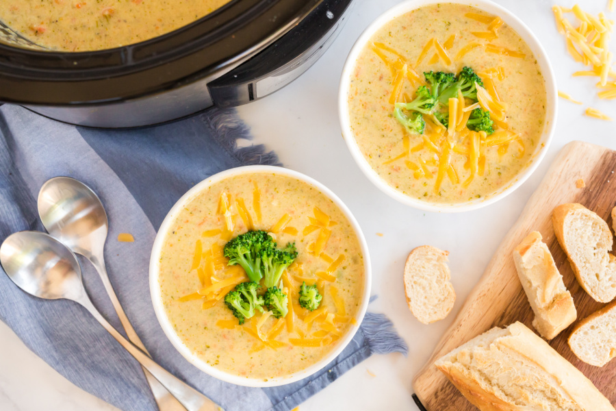 Crockpot Broccoli Cheddar Soup The Rockstar Mommy