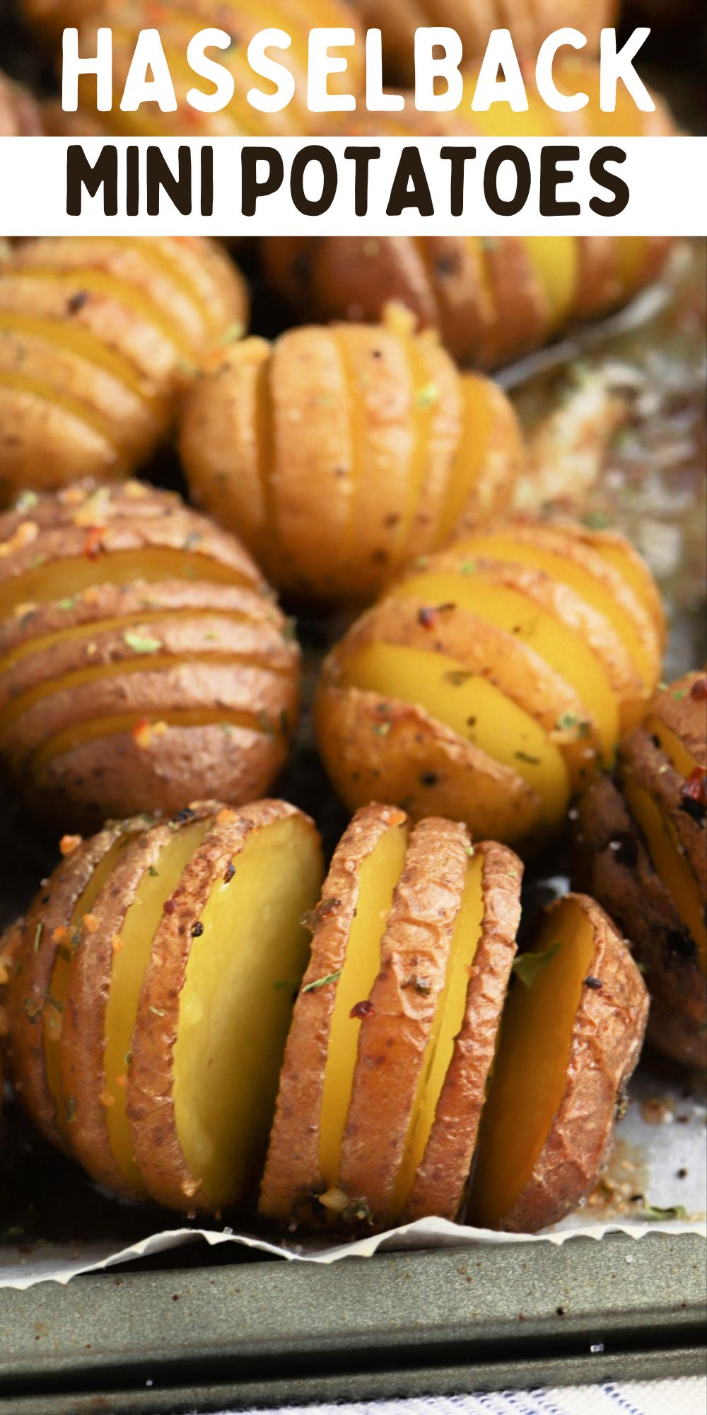 Mini Hasselback Potatoes - The Rockstar Mommy