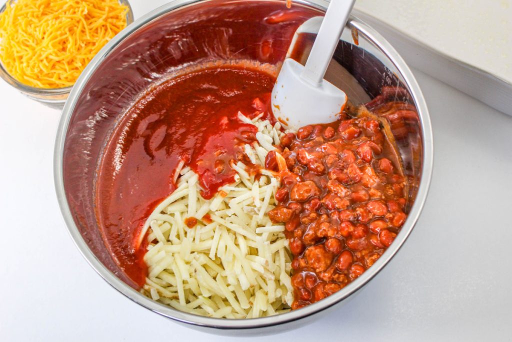 Chili Cheese Hash Brown Casserole - The Rockstar Mommy