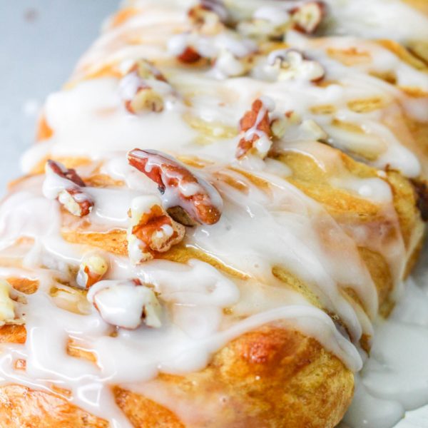 Easy Pumpkin Pecan Braid - The Rockstar Mommy