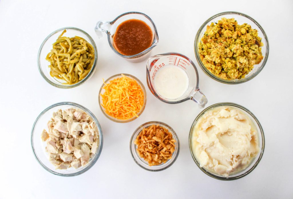 Thanksgiving Turkey Pot Pie with Stuffing Crust - The Rockstar Mommy