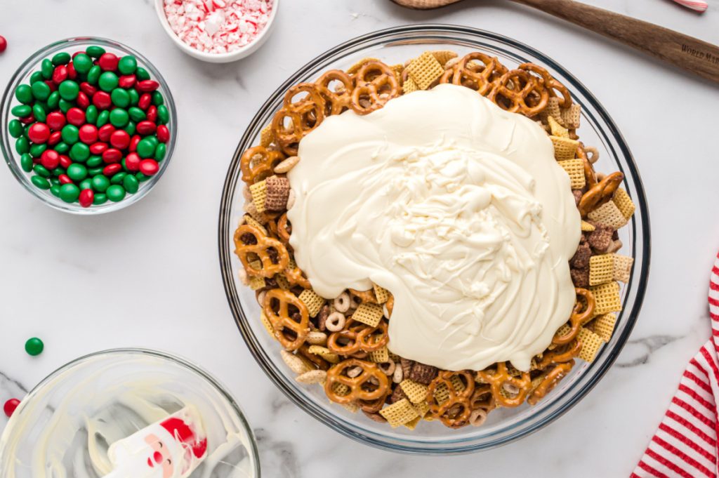 Easy Christmas Chex Mix - The Rockstar Mommy