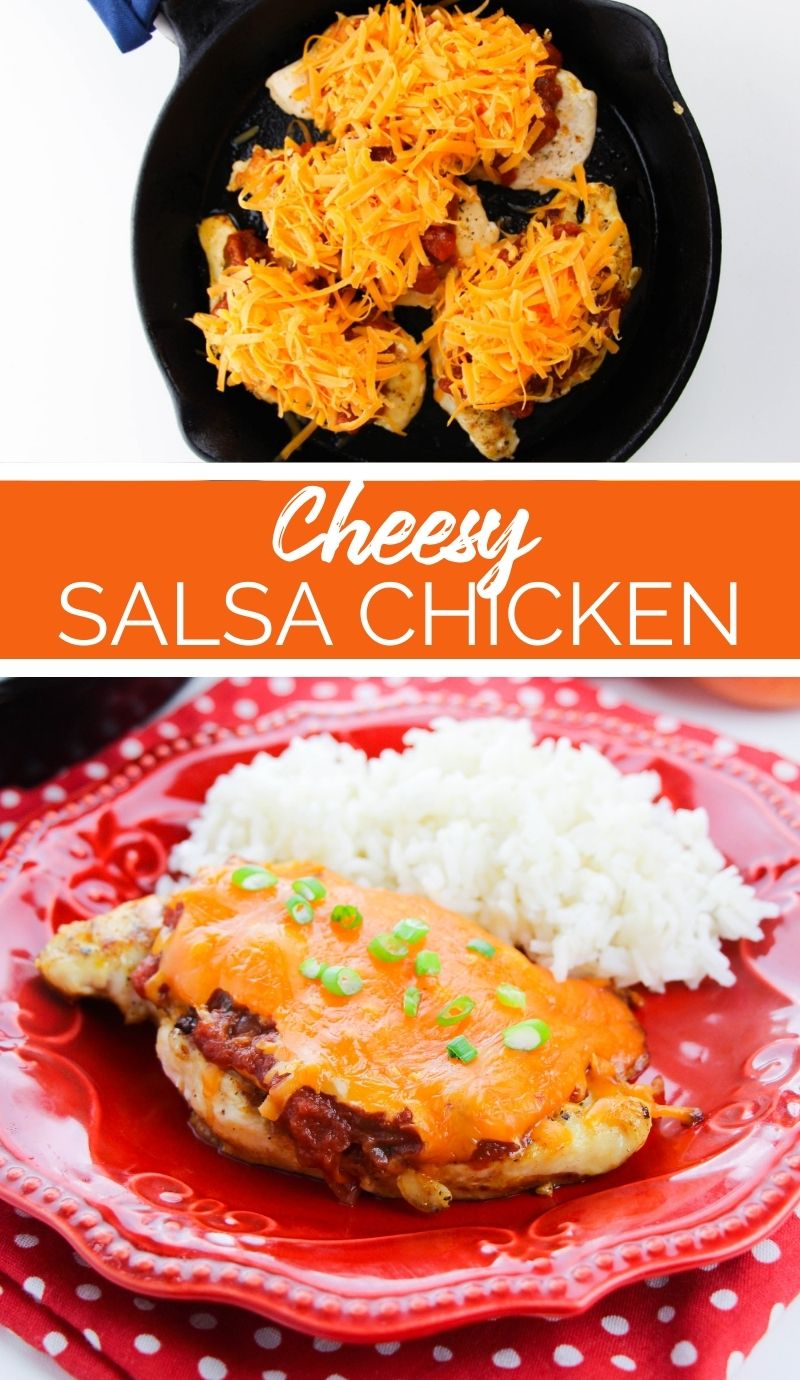 Cheesy Salsa Chicken - The Rockstar Mommy