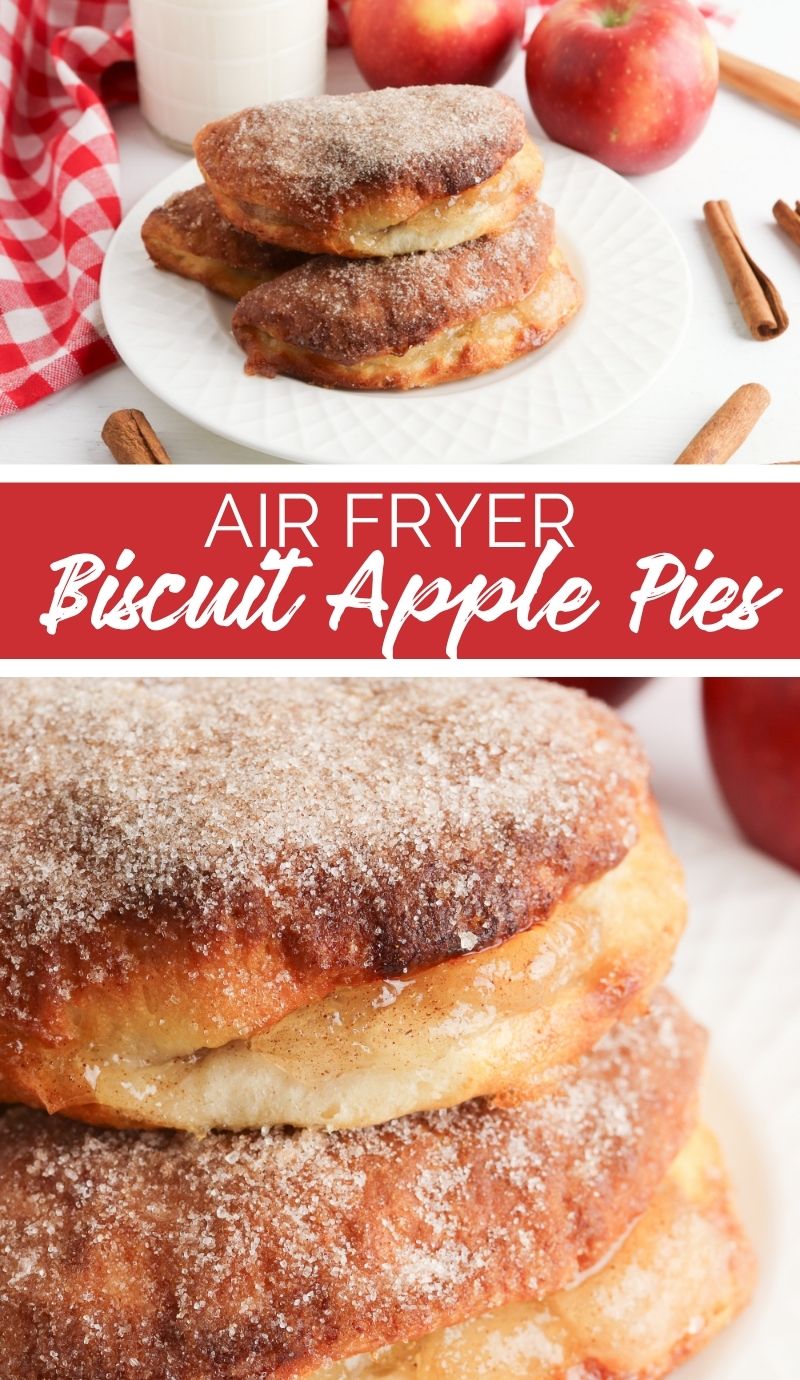 Air Fryer Biscuit Apple Pies - The Rockstar Mommy